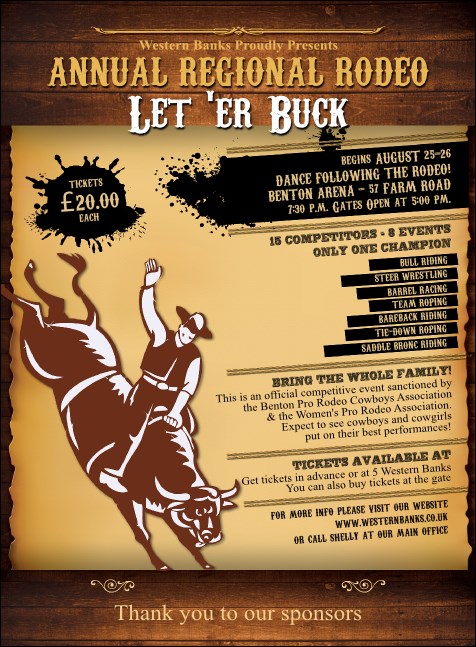 Rodeo Rustic Invitation